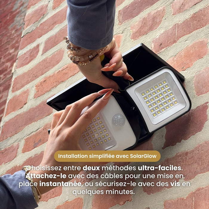 SolarGlow™ | Lampe Solaire Extérieur à Détecteurs de Mouvements
